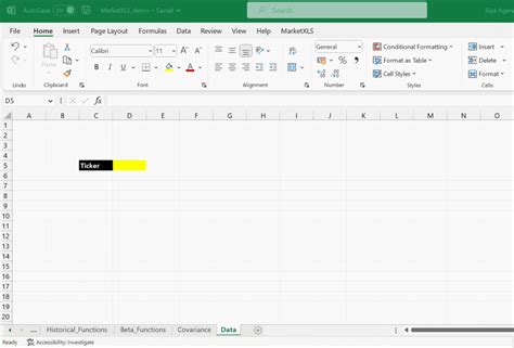 Excel Stock History Formula With Marketxls A Complete Guide MarketXLS
