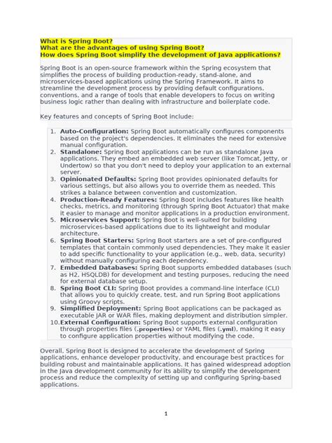 Springboot Iq Pdf Databases Method Computer Programming