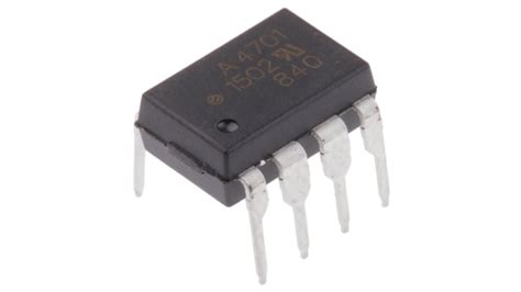 Broadcom Hcpl 4701 000e Acdc Input Input Open Collector Output Optocoupler Through Hole 8