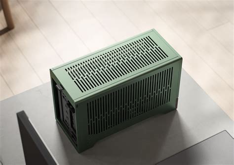 Fractal Design Terra Jade Mini ITX Small Form Factor PC Case With PCIe 4 0 Riser Jade FD C TER1N