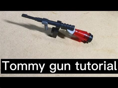 Tommy Gun Lego Tutorial Youtube