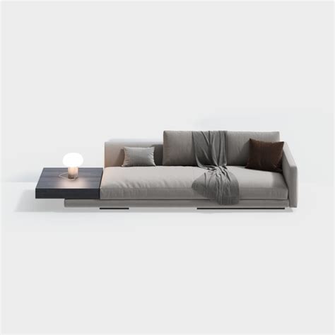 Modern Three Seater Sofas3 Seater Sofasseats And Sofasgray 3d Model