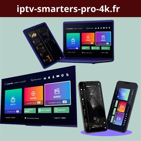 Abonnement Iptv Smarters Pro De 12 Mois Pour 5 écrans