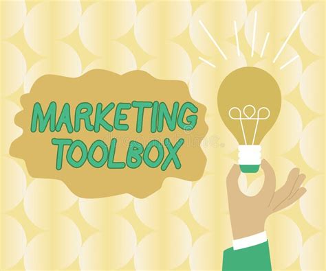 Handwriting Text Marketing Toolboxmeans In Promoting A Product Or Services Automation Internet