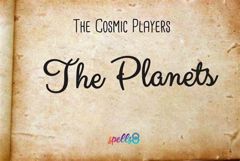 The Planets Spells8