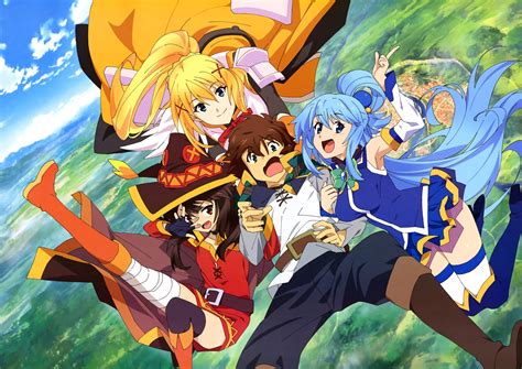 Konosuba Megumin Darkness Satou Kazuma And Aqua Ranimescans