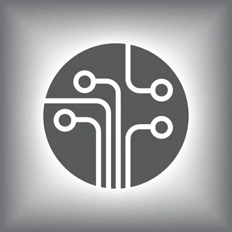 Circuit Board Technology Icon Stock Vector By Best D