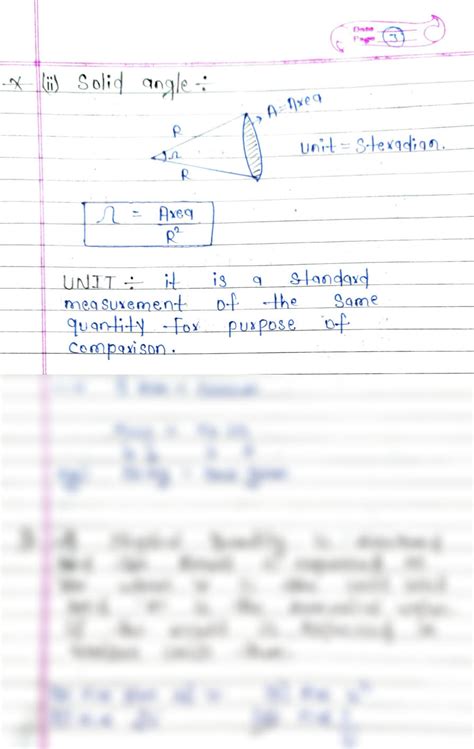 Solution Class 11 Physics Chapter 1 Units And Measurement Notes
