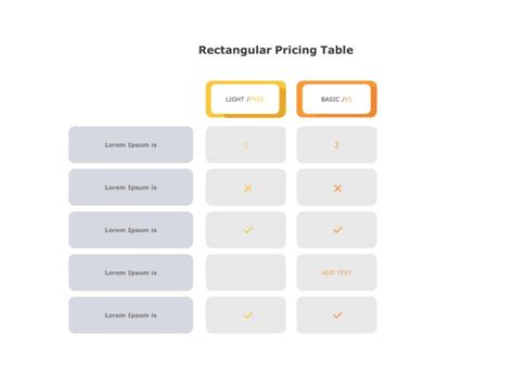 Table Layout Powerpoint Template