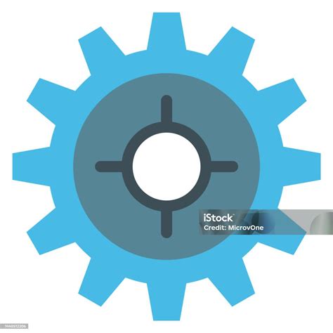 톱니바퀴 아이콘입니다 프로세스 기호 기술 표지판 격리 Performing Arts Event에 대한 스톡 벡터 아트 및 기타 이미지 Performing Arts