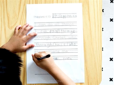 Scripture Copywork Free Printable Handwriting Sheets With Bible Verses