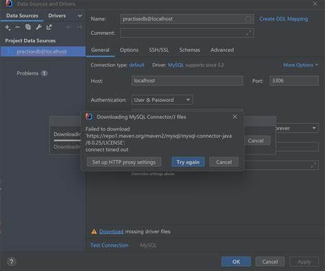 Failed To Download ‘maven2mysqlmysql Connector Java8025license