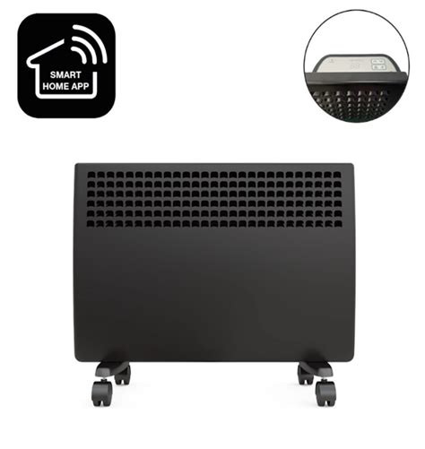 კონვექტორული გამათბობელი 1500 ვატიანი შავი