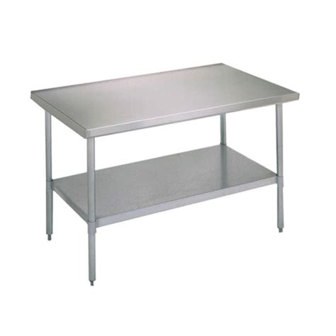 John Boos E Series Stainless Steel Work Table With Shelf 48l X 30w