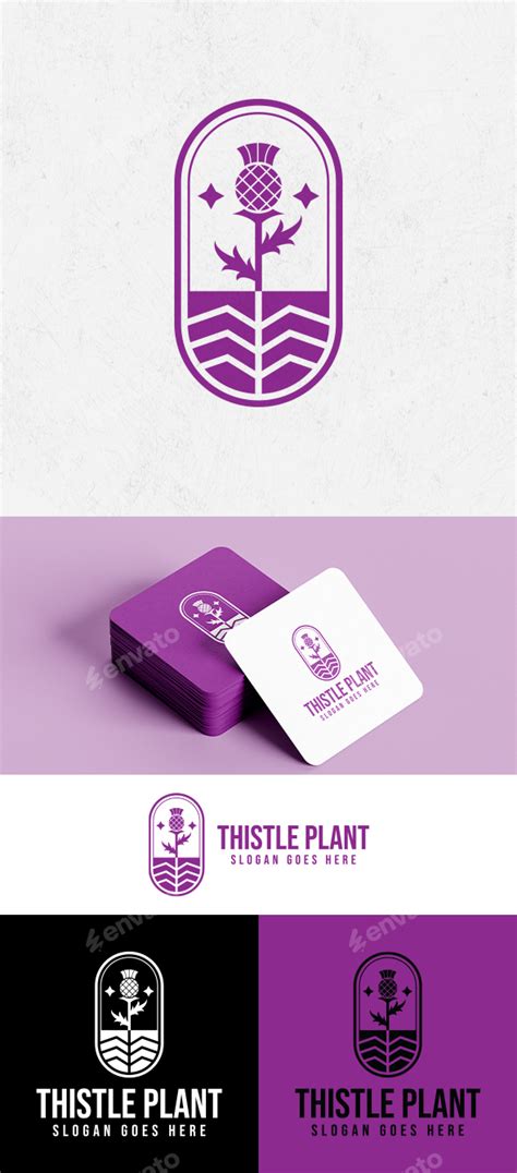 Thistle Logo Logo Templates Graphicriver