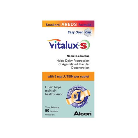 Alcon Vitalux S Multivitamin And Multimineral Areds Formula 50 Caplet