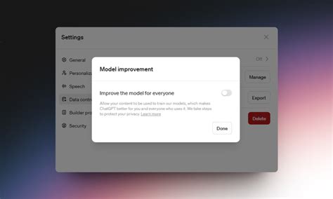 Openai Finally Relents You Can Disable Model Training In Chatgpt While Retaining Chat History