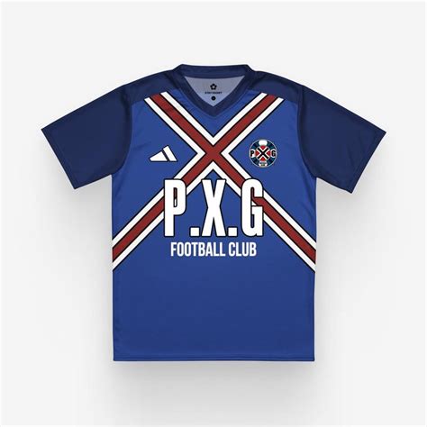 Paris X Gen Pxg Soccer Jersey Blue Lock Rin Itoshi Football T Shirt