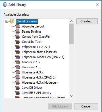 Instalación de Hibernate en Netbeans