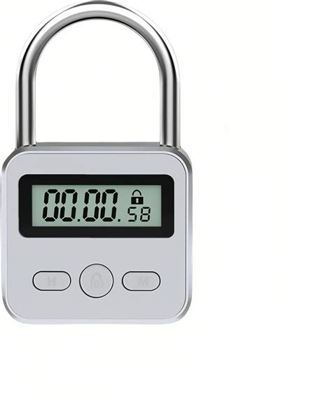 Metal Timer Lock Electronic Time Padlock 99 Hours Max Timing With Electronic Lcd