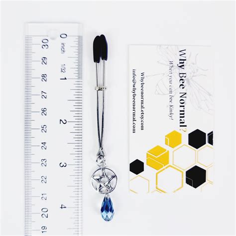 Tweezer Clit Clamp With Pentacle And Crystal Bdsm Adult Toy For Women Why Bee Normal