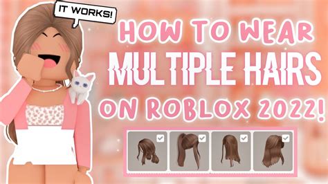 How To Use Multiple Hairs On Roblox 2024 Meris Malissa