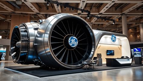 Airplane Engine Ge9x Model Expo Ai Vision 4 Images Behance