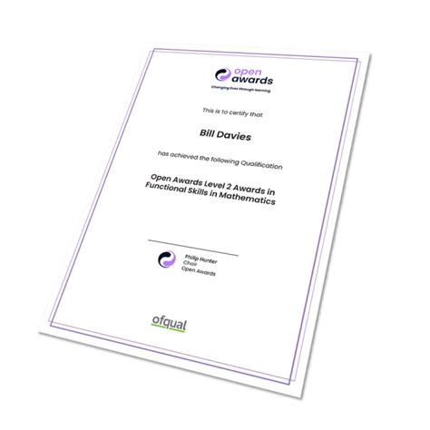 Functional Skills Physical Certificate Pass Functional Skills