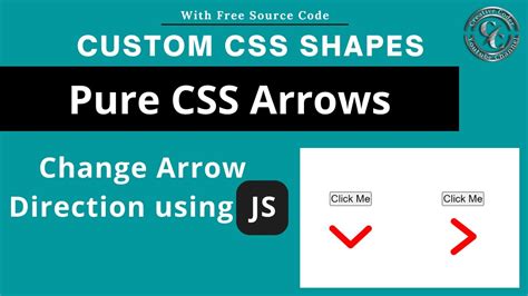 Custom CSS Arrows Change Arrow Direction Using JS HTML CSS JavaScript YouTube