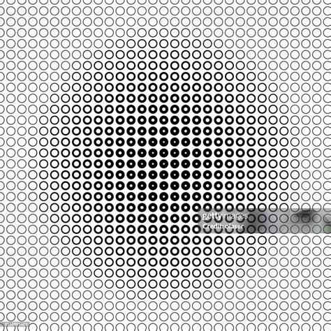 Ring Shapes In Matrix Pattern Radius Gradient High Res Vector Graphic Getty Images