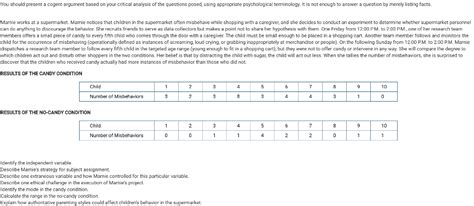 Solved You Should Present A Cogent Argument Based On Your