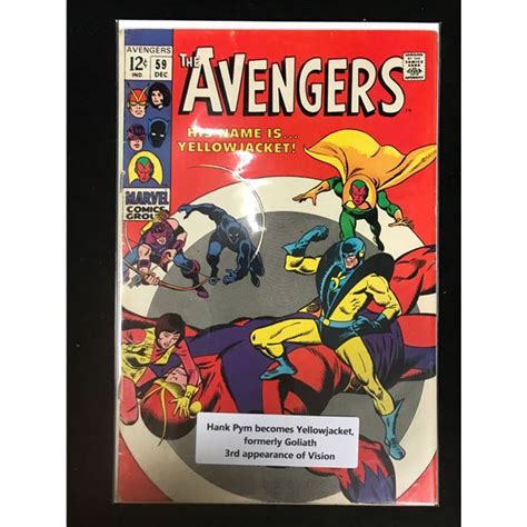 Marvel Comics No59 The Avengers Hank Pym Becomes Yellowjacket
