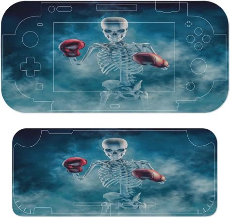 Scary Fighter Skeleton Wearing Boxing Gloves Compatible With Switchswitch Lite