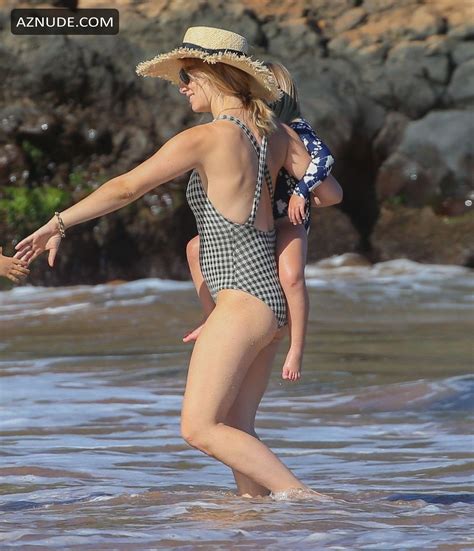 Olivia Wilde Sexy Rocks A One Piece At The Beach In Hawaii Aznude