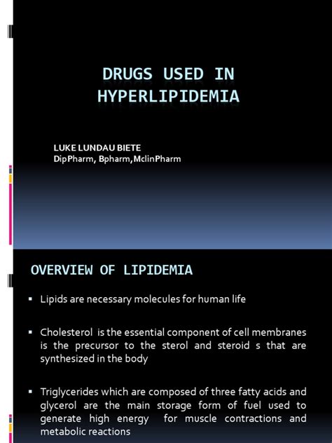 Drugs Used In Hyperlipidemia Pdf Lipoprotein Omega 3 Fatty Acid