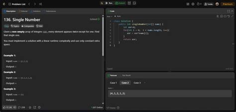 leetcode bitmanipulation problemsolving java codingchallenge dsa