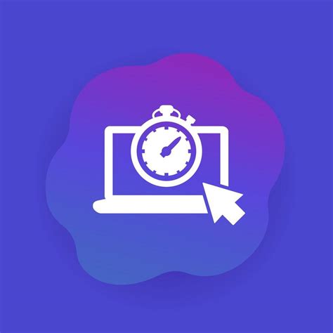 Timer Countdown Icon With Laptop Vector 6540811 Vector Art At Vecteezy