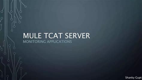 Mule Tcat Server Monitoring Applications Pptx