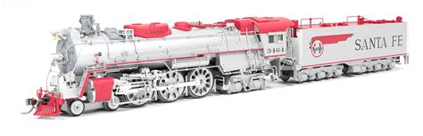 8867 Atsf 3460 Class 4 6 4 3464 Aluminum Shadowline Fantasy Scheme