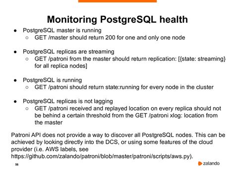 Managing Postgresql Clusters With Patroni Speaker Deck