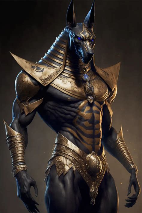 Anubis Unleashed The Battle For Egypts Soul Egyptian Mythology Diesel Ai Art Epic Tale