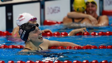 Katie Ledecky Breaks 2 Pool Records In Stanford Home Debut Nbc Sports