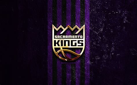 다운로드 새크라멘토 킹스 골든 로고 4k 보라색 돌 배경 Nba 미국 농구팀 새크라멘토 킹스 로고 농구 새크라멘토 킹스 바탕 화면 무료 데스크톱 용 무료