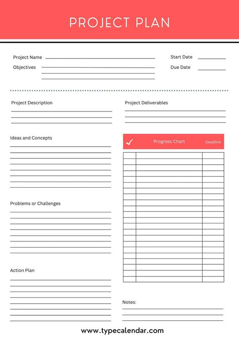 Free Printable Project Plan Templates Excel Pdf Word