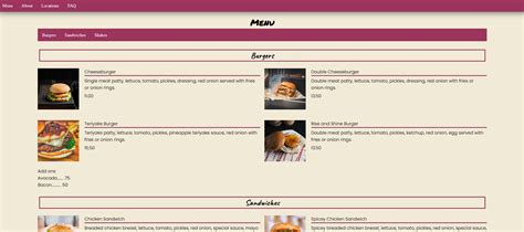GitHub Alessedu BurgerSite Project Site Created Uing HTML CSS And JavaScript