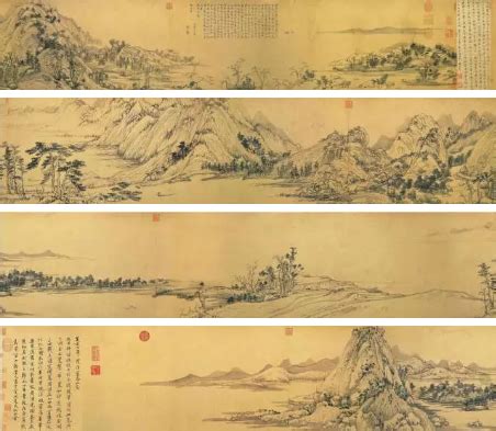 富春山居图全卷高清 富春山居图的风水 富春山居图图片 大山谷图库
