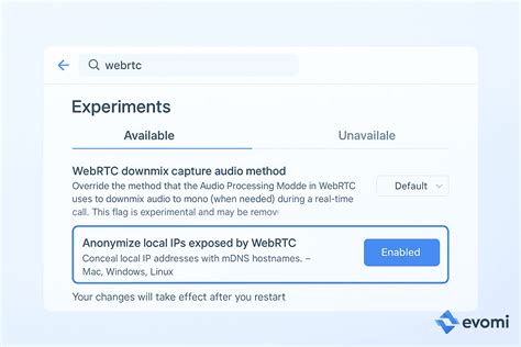 Disable Webrtc In Your Browser And Protect Your Proxy Ip Evomi Blog