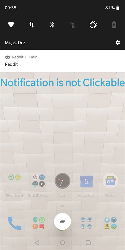 Android 3161 Empty Not Clickable Notifications Appears Randomly