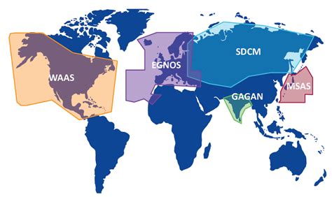 Ndgps Coverage And Wide Area Augmentation System Waas Geog 862 Gps