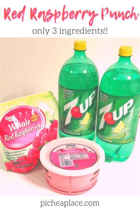 Red Raspberry 7up Punch Recipe With Only Three Ingredients Punch
